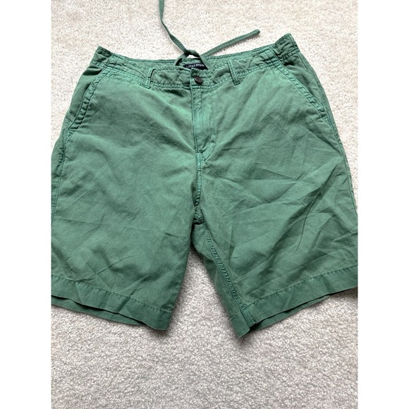Lucky Brand | Shorts | Lucky Brand 34 X 9 Green Mens Linen Blend Flat ...